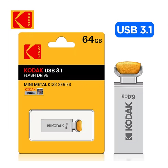 Buy KODAK USB 3.1 Metal Pendrive 128GB Mini High Speed USB Flash Drive Memoria With Landyard For ...